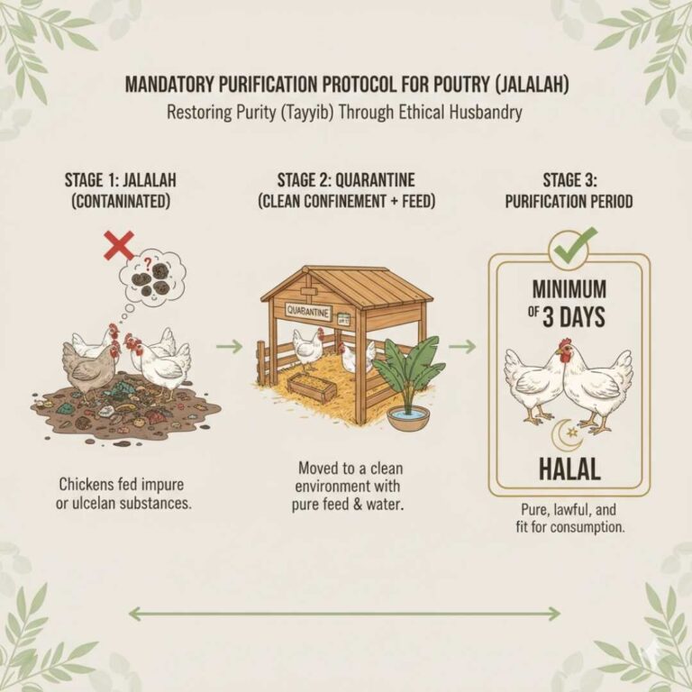 Learn What is Halal Chicken? Slaughter (Dhabiha) Method, and Fiqh ...
